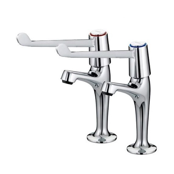 6 Inch Lever Sink Taps Supplied In Pairs