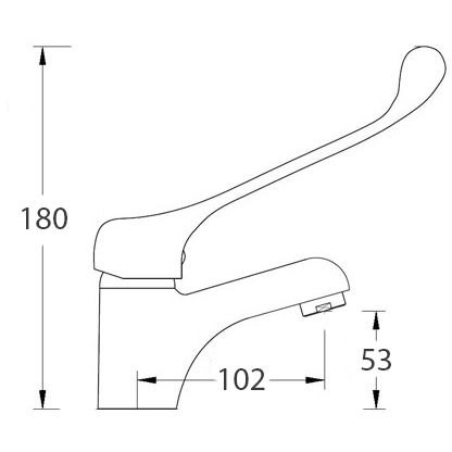 Long Lever Mixer Taps
