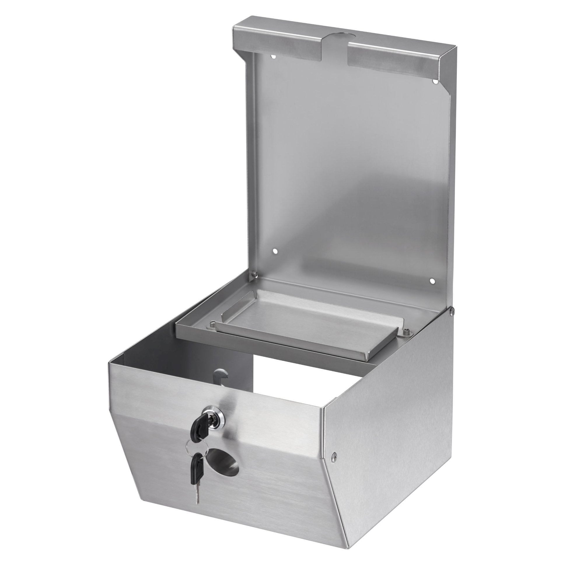 Stainless Steel Wall Mounted Sharps Disposal Box