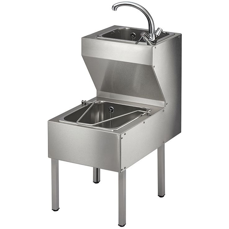 All-In-One Janitorial Sink Units In Stainless Steel