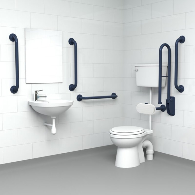 Stainless Steel Corner Grabrail Pack: 4 Finish Options