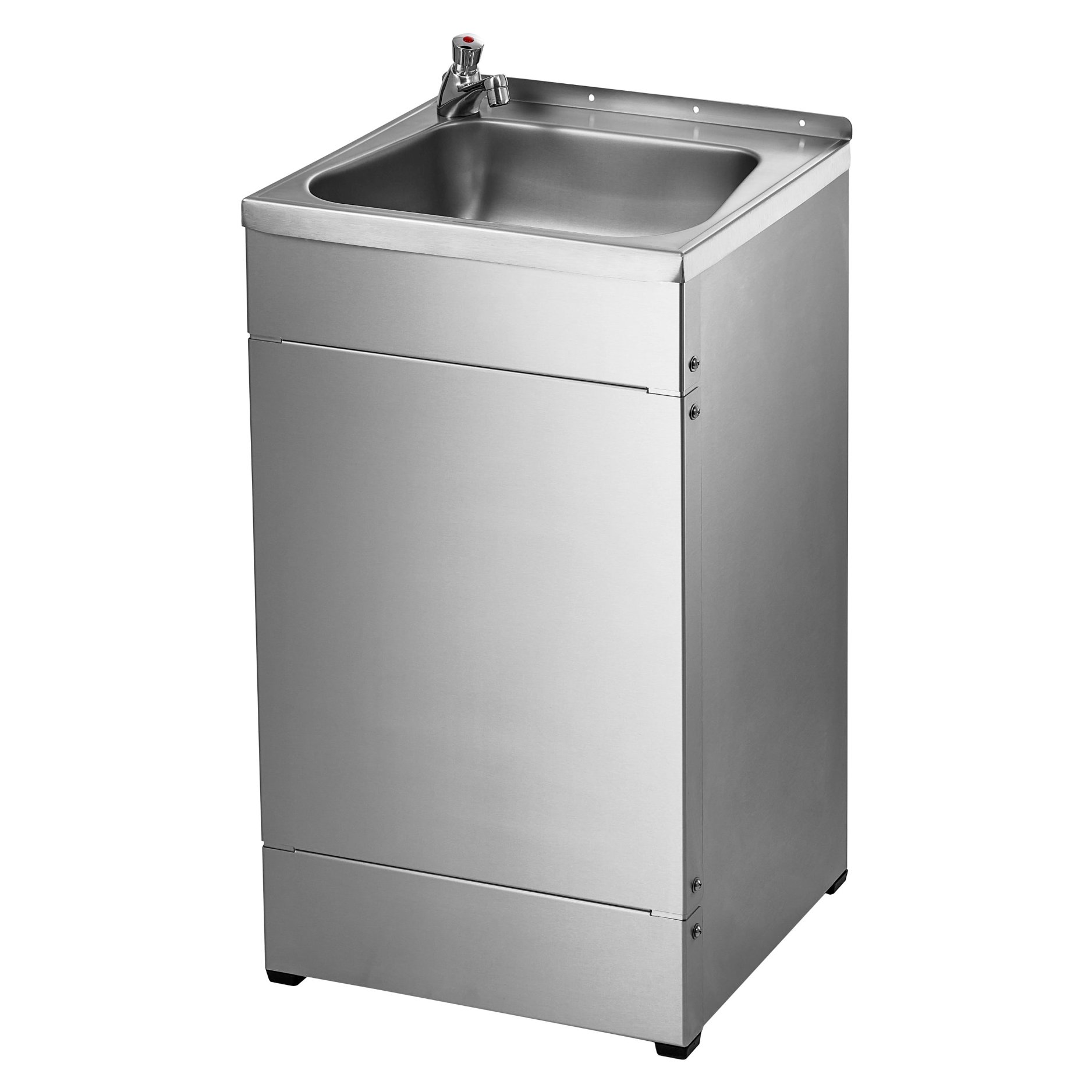 Floor Standing Wash Basin With Removable Access Panel