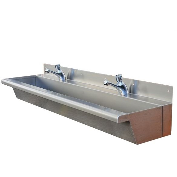 Childrens Trough Sinks For Schools in Stainless Steel