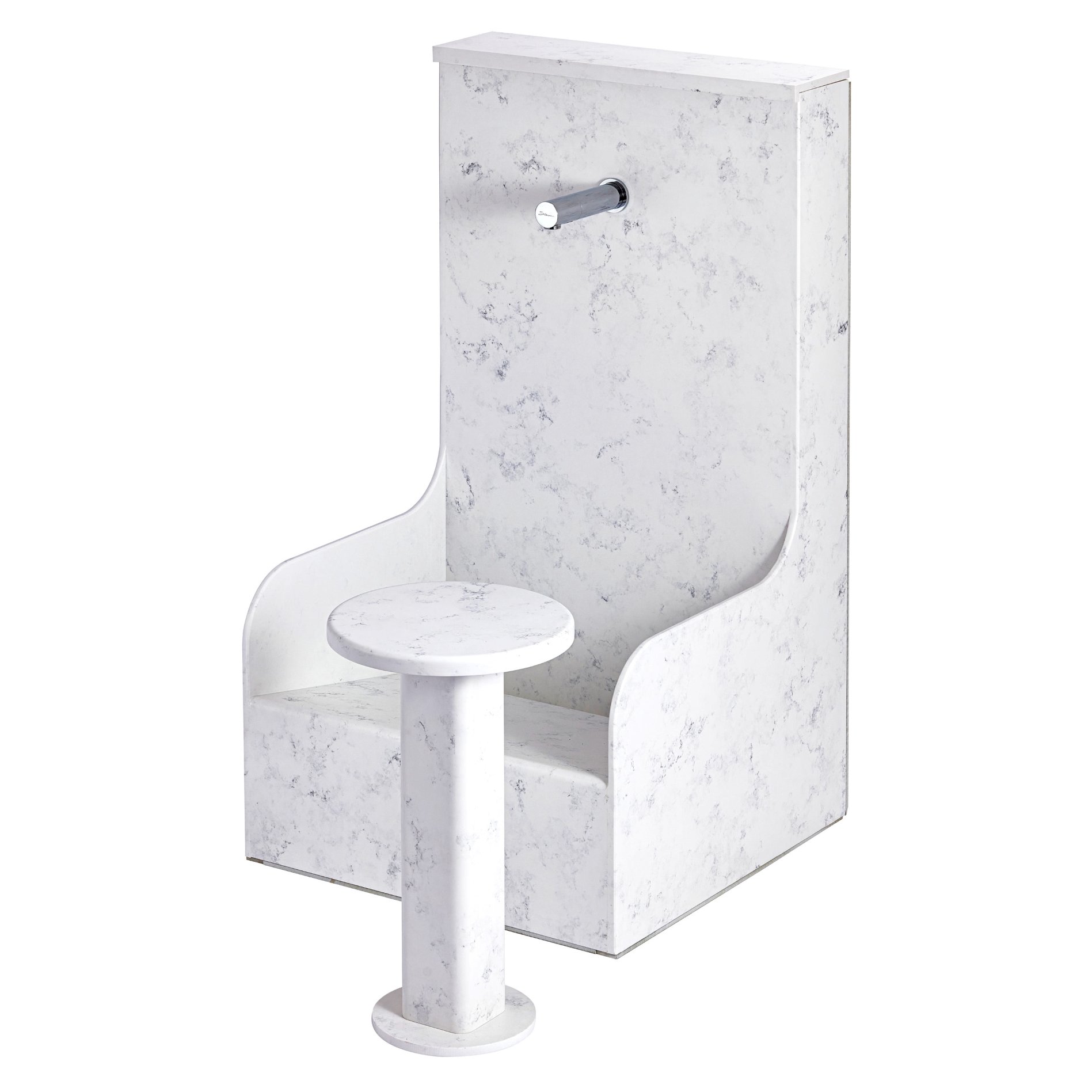 Solid Surface Wudu Foot Wash Trough