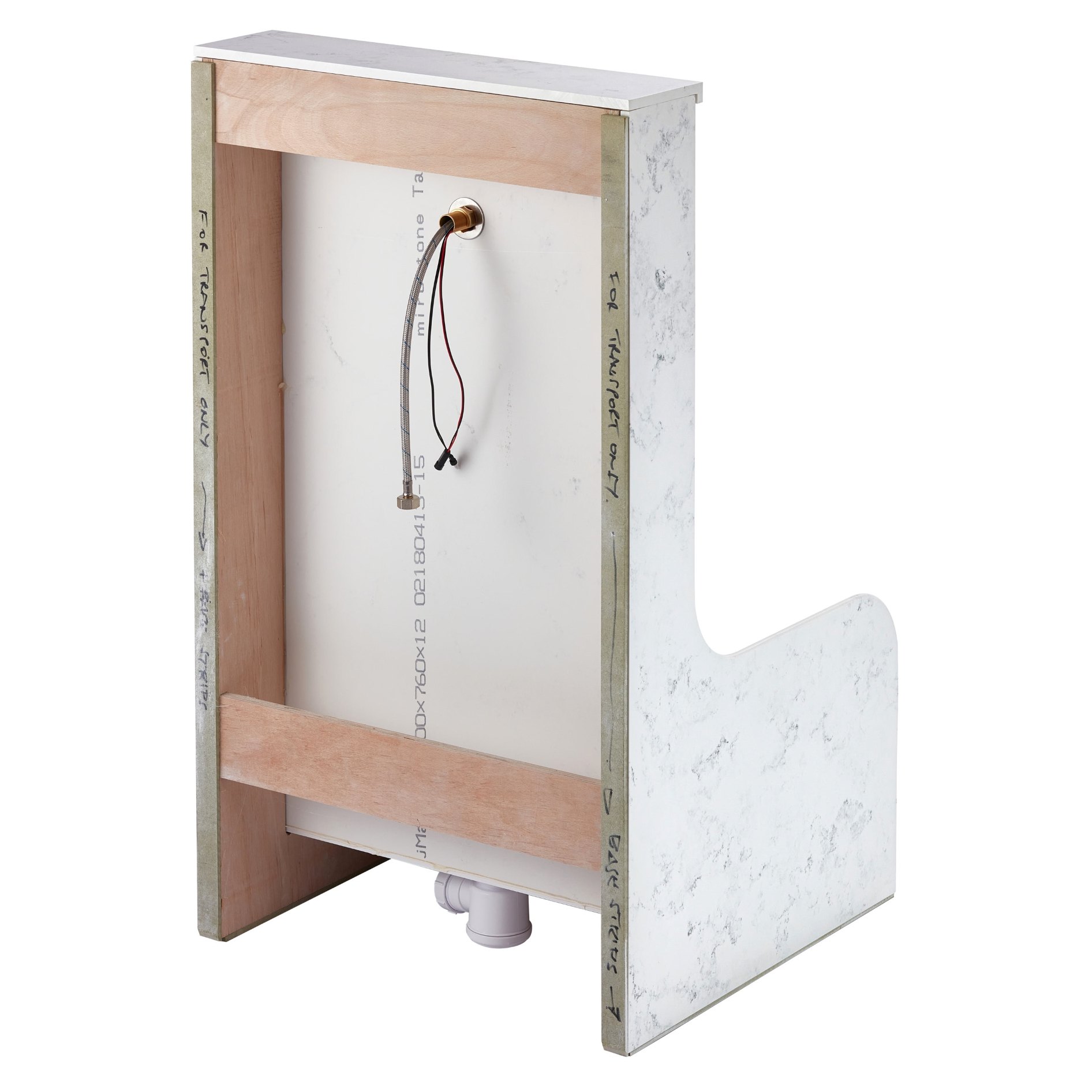 Solid Surface Wudu Foot Wash Trough