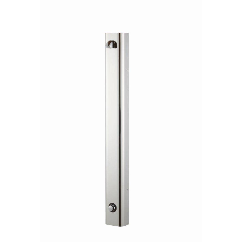 Compact Sports Shower Panel With Press Button Valve