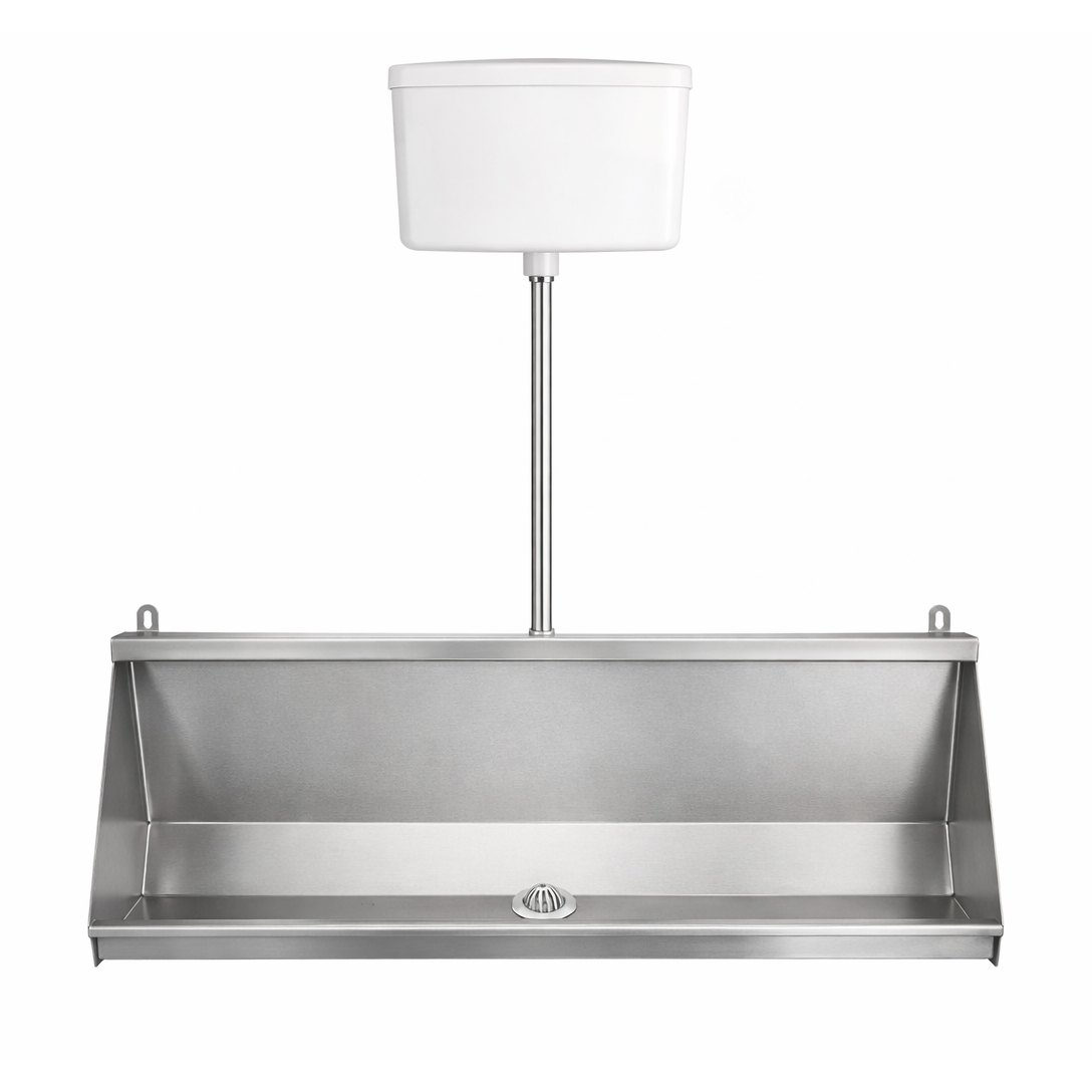 Stainless Steel Urinals With Wide Troughs For Schools