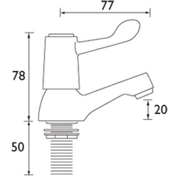 Lever Sink and Basin Taps: 3 inch and 6 Levers