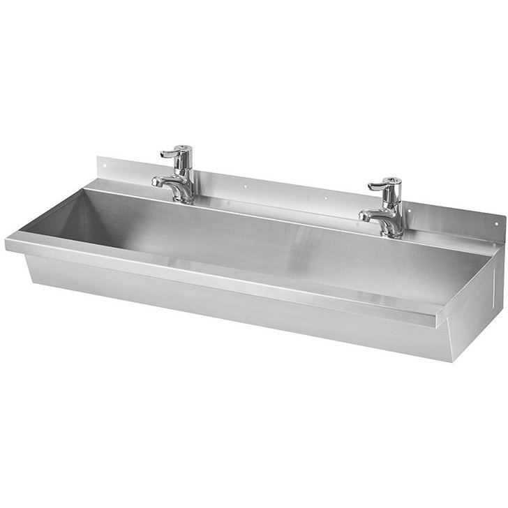 Stock Stainless Steel Trough Sinks For School Washrooms